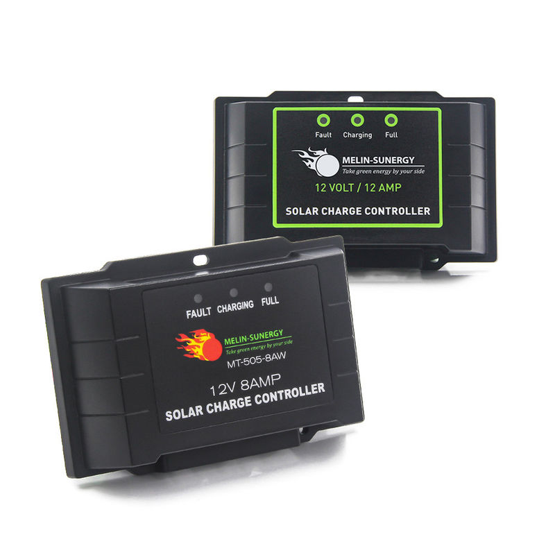 Compact PWM Solar Charge Controller Regulator 8A 12V 24V Lifepo4 Solar ...